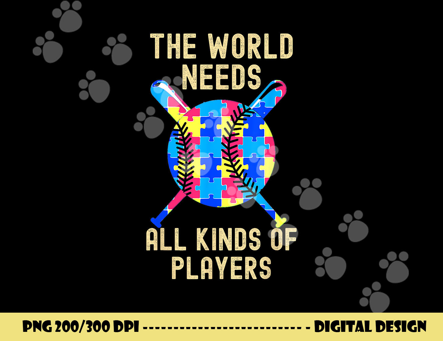 Autism Awareness All Kinds Minds Autistic Support Baseball p | Inspire ...