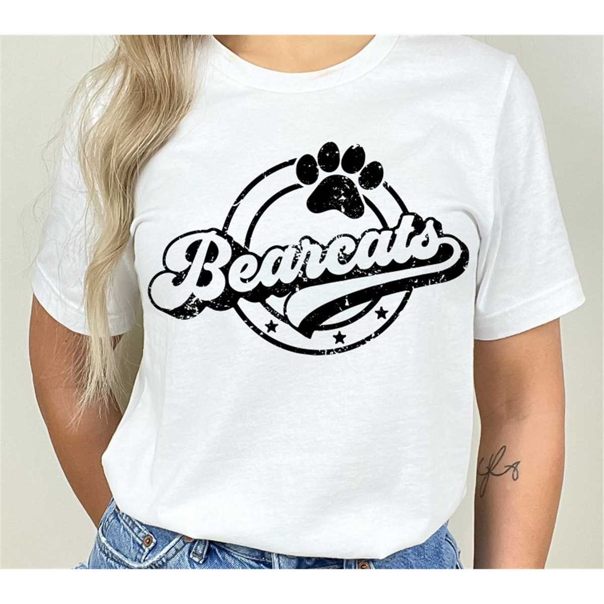 Bearcats SVG PNG, Bearcats Paw svg, Bearcats Mascot svg, Be - Inspire ...