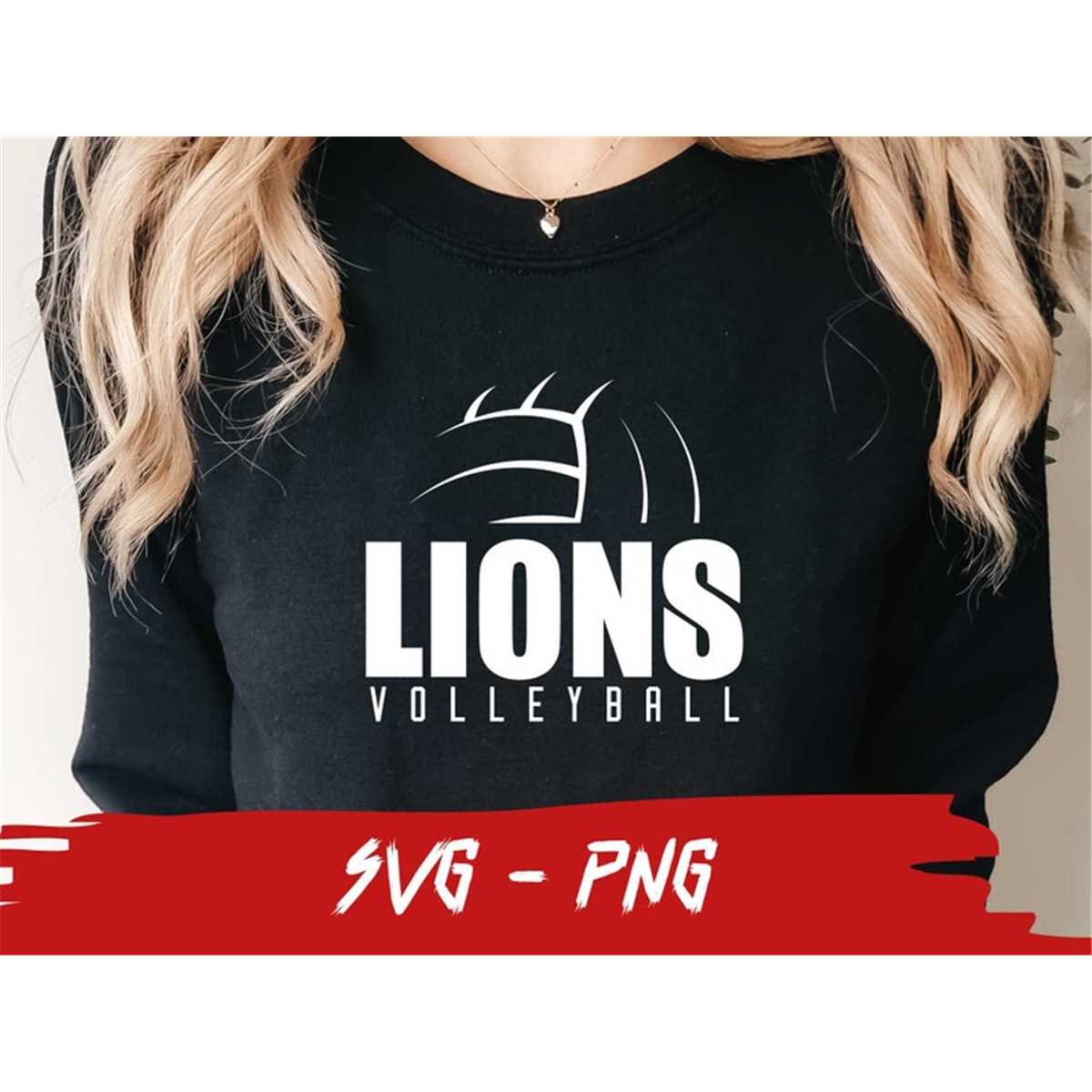 Lions Volleyball, Lions Volleyball Team, Halfball Shirt Svg, - Inspire ...