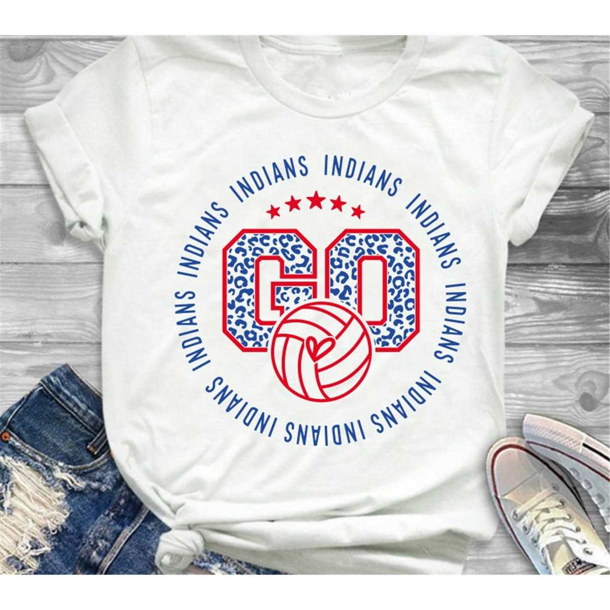 Go Indians Volleyball SVG PNG, Indians svg,Leopard Go Indian - Inspire ...