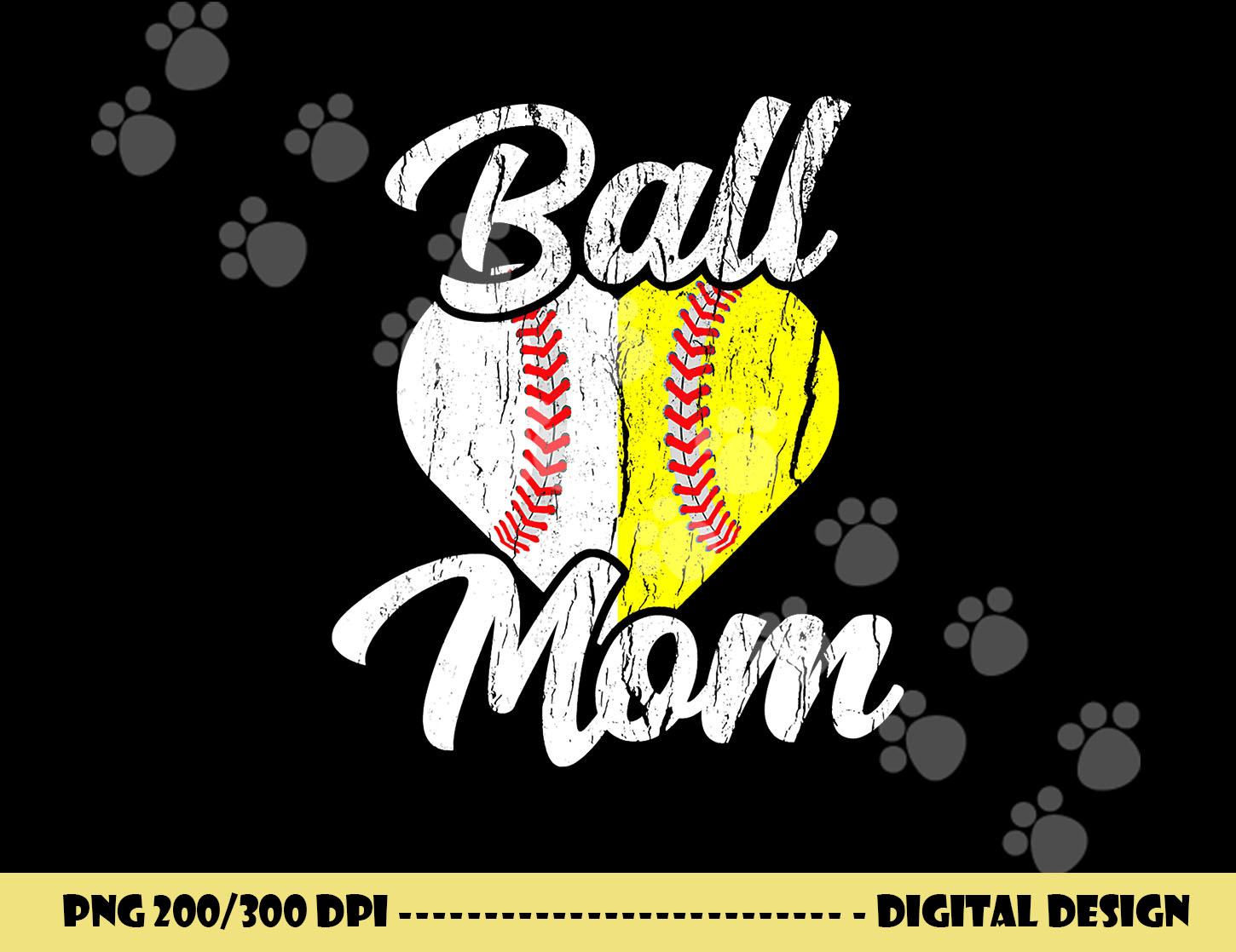 ball mom baseball softball mama team sports copy | Inspire Uplift