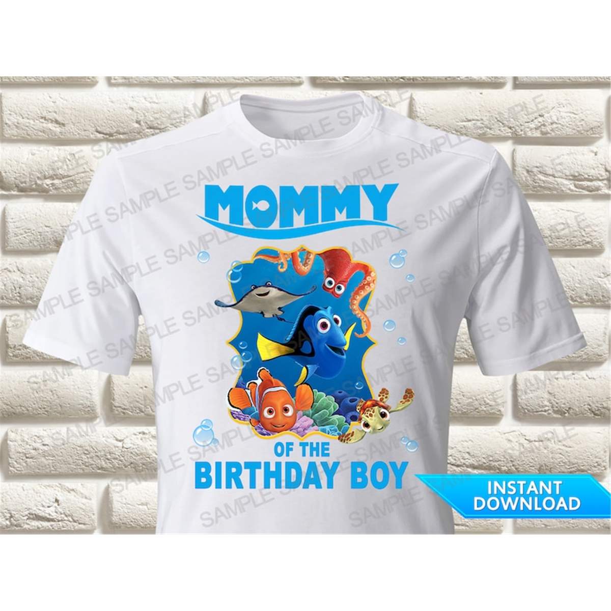 Finding Dory Mommy of the Birthday Boy Iron On Transfer, Fin | Inspire ...