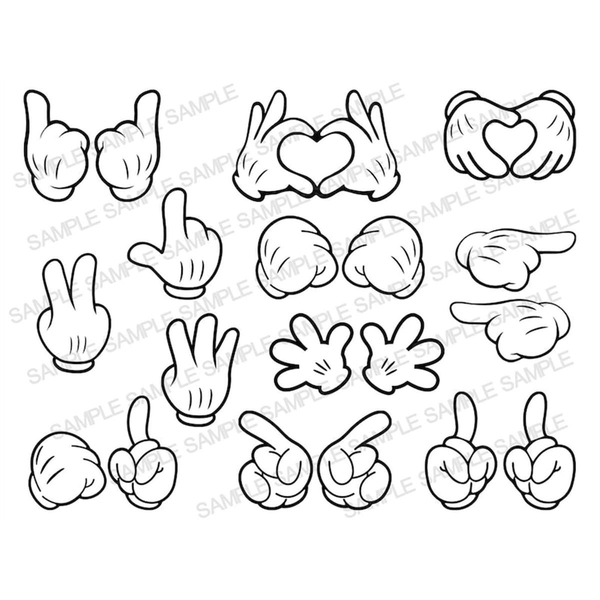 Hand SVG, Cricut svg, Clipart, Layered SVG, Files for Cricut | Inspire ...