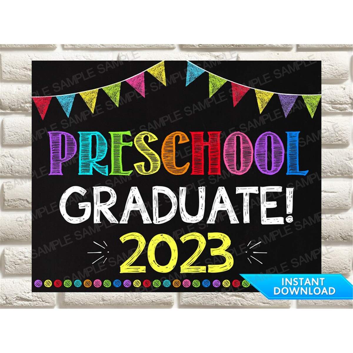 Preschool Graduate Sign, Preschool Graduate 2023, Preschool - Inspire ...