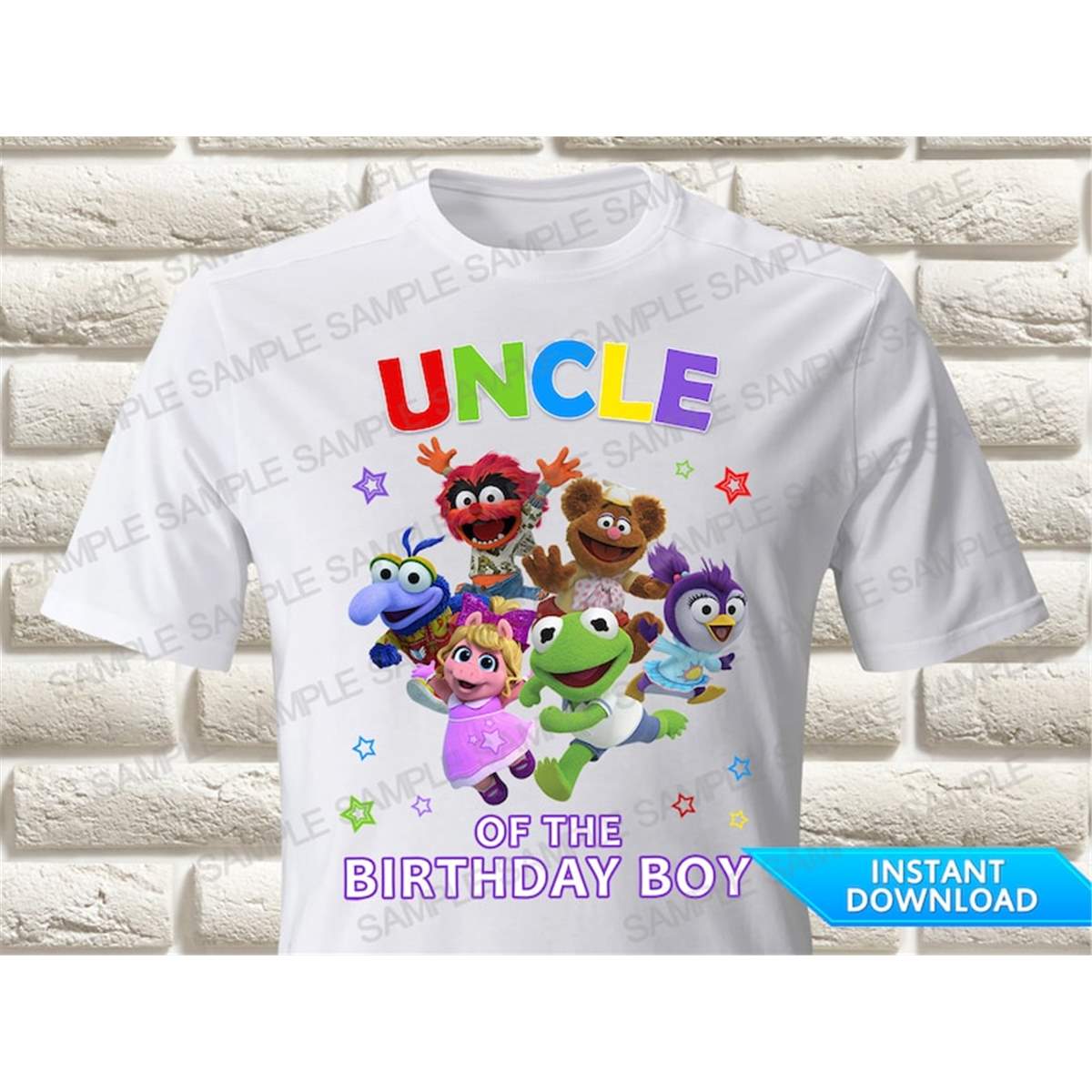 Muppet Babies Uncle of the Birthday Boy Iron On Transfer, Mu | Inspire ...