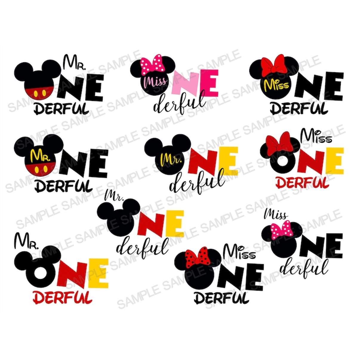 One SVG, OneDerful SVG, Cricut svg, Clipart, Layered SVG, Fi | Inspire ...