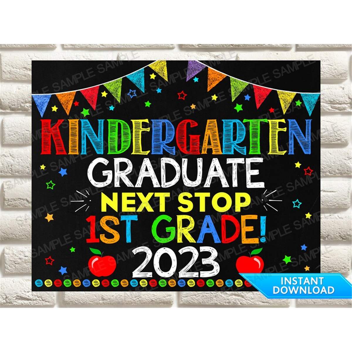 Kindergarten Graduation Sign, Kindergarten Graduate 2023, La | Inspire ...