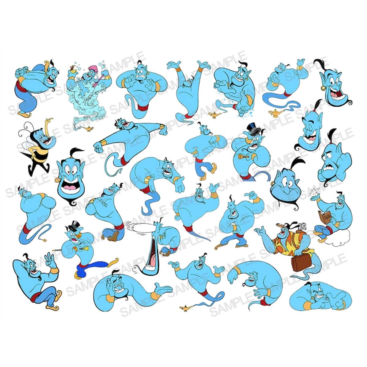 Genie SVG, Aladdin Genie SVG, Aladdin SVG File, Genie Clipa - Inspire ...