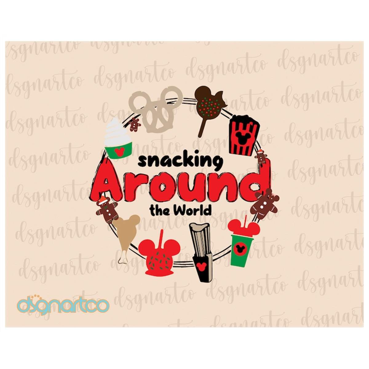 Snacking Around The World Svg, Carnival Food Svg, Family Vac - Inspire ...