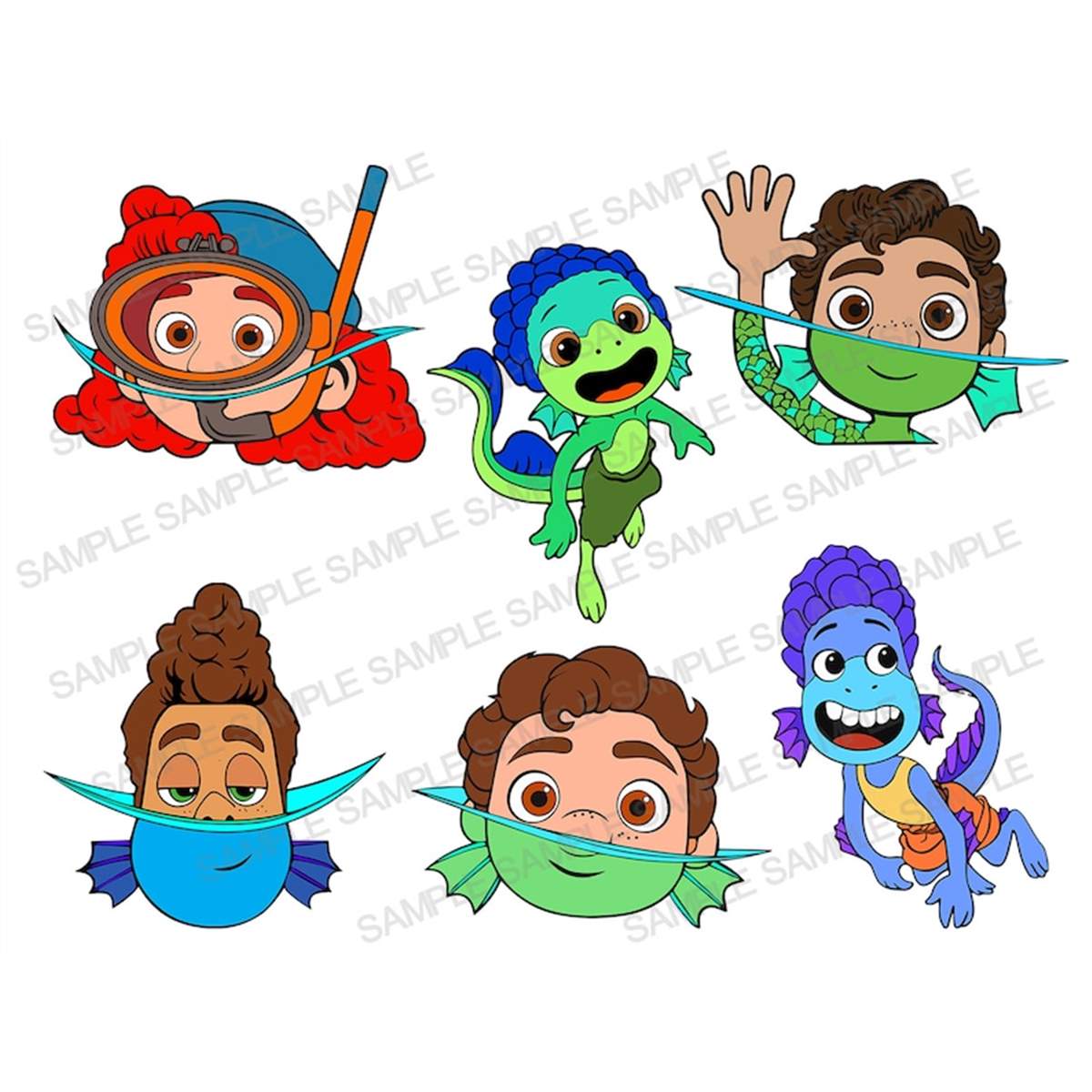 Luca SVG, Luca PNG, Iron On Transfer, Luca Clipart, Luca T-s - Inspire ...