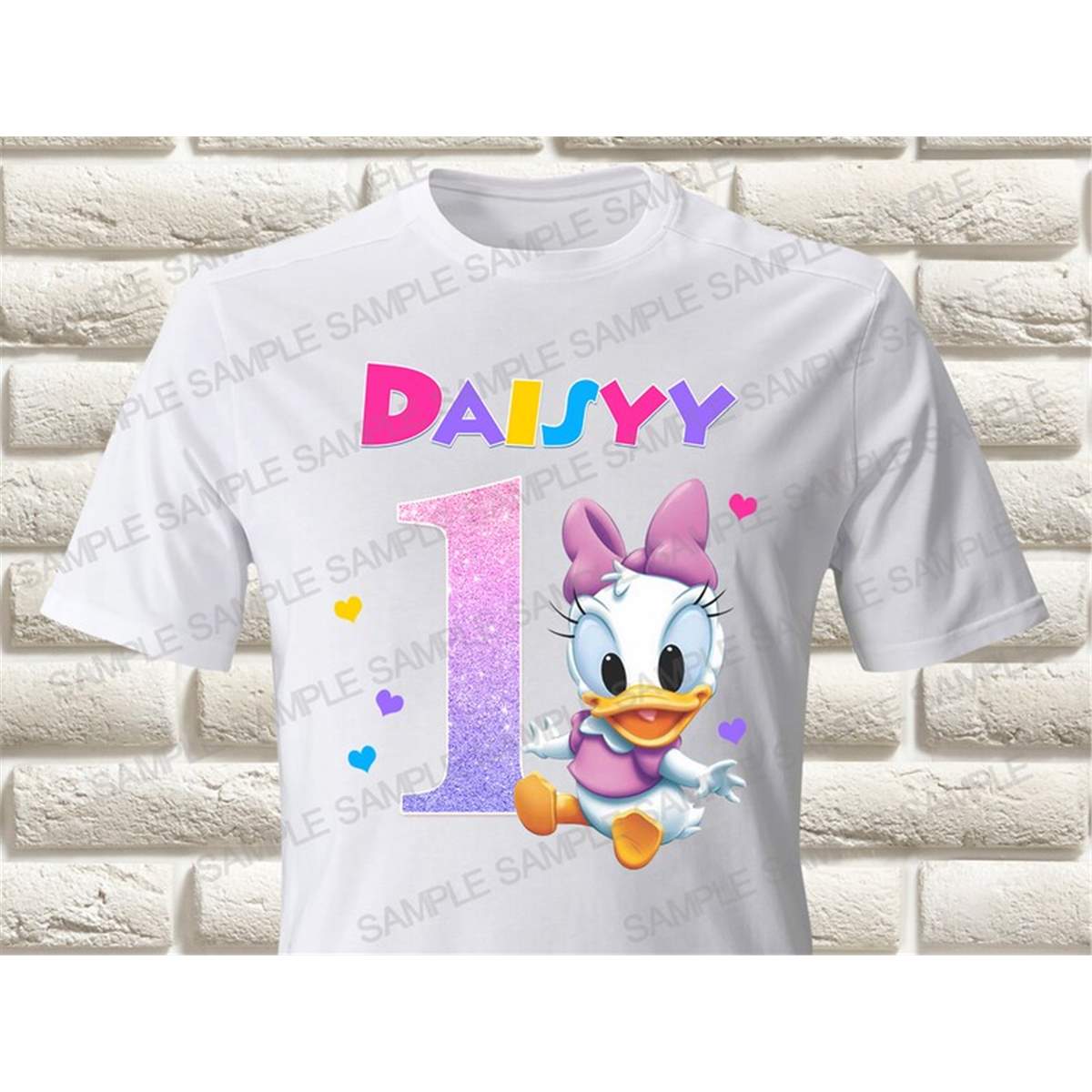Baby Daisy Duck Iron On Transfer, Daisy Duck Birthday Girl I | Inspire ...