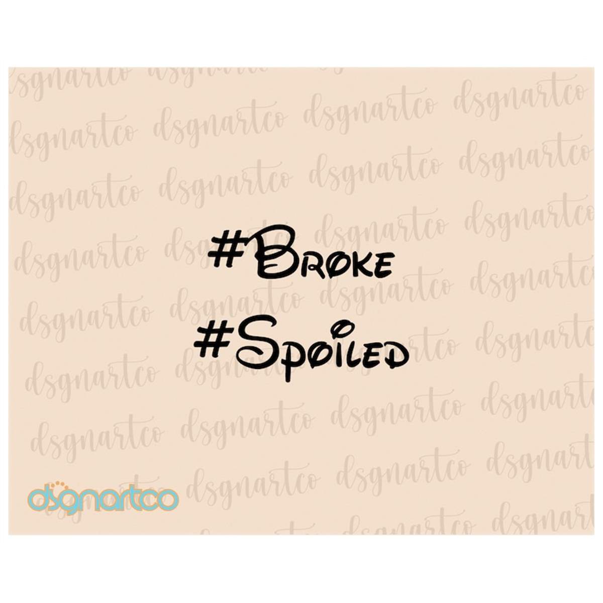 Broke And Spoiled Family SVG, Castle SVG, Mouse Trip SVG, Cu - Inspire ...