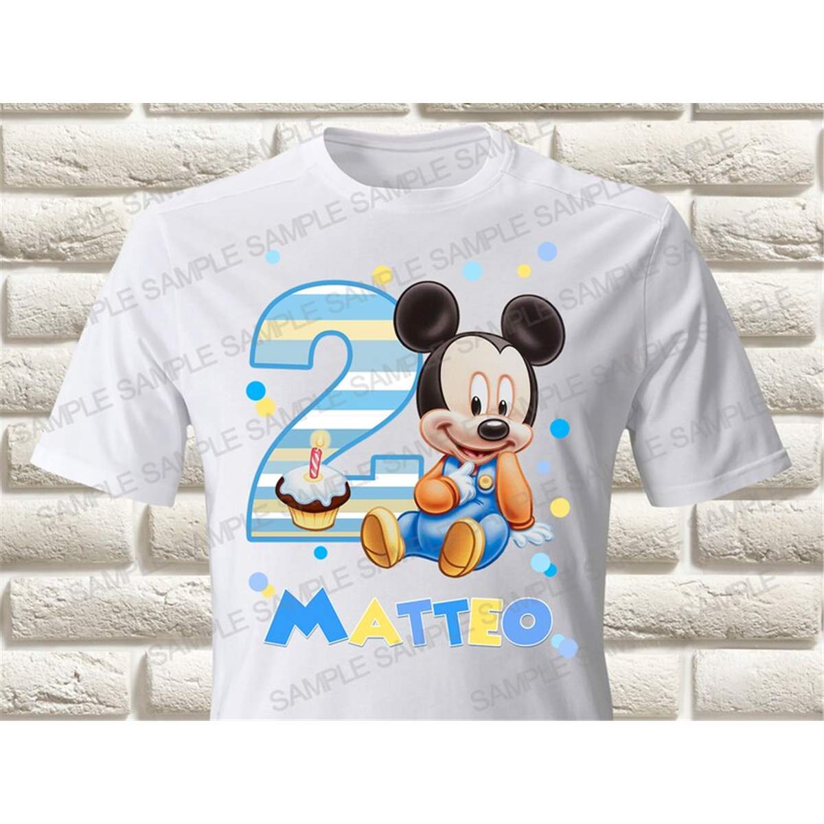 Baby Mickey Mouse Second Birthday Iron On Transfer, Baby Mic | Inspire ...