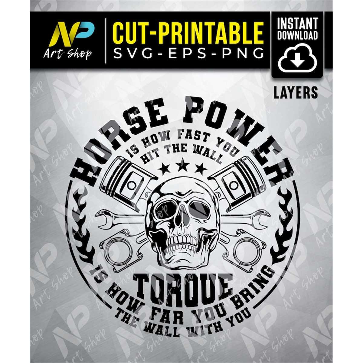 Horsepower svg, Torque svg, Diesel Mechanic, Skull svg, tool | Inspire ...