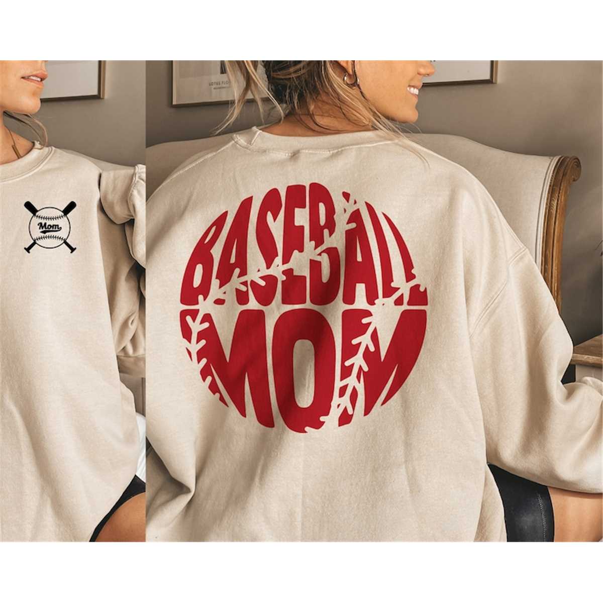 Baseball Mom PNG/SVG - front and back, Baseball Mom, Baseba | Inspire ...