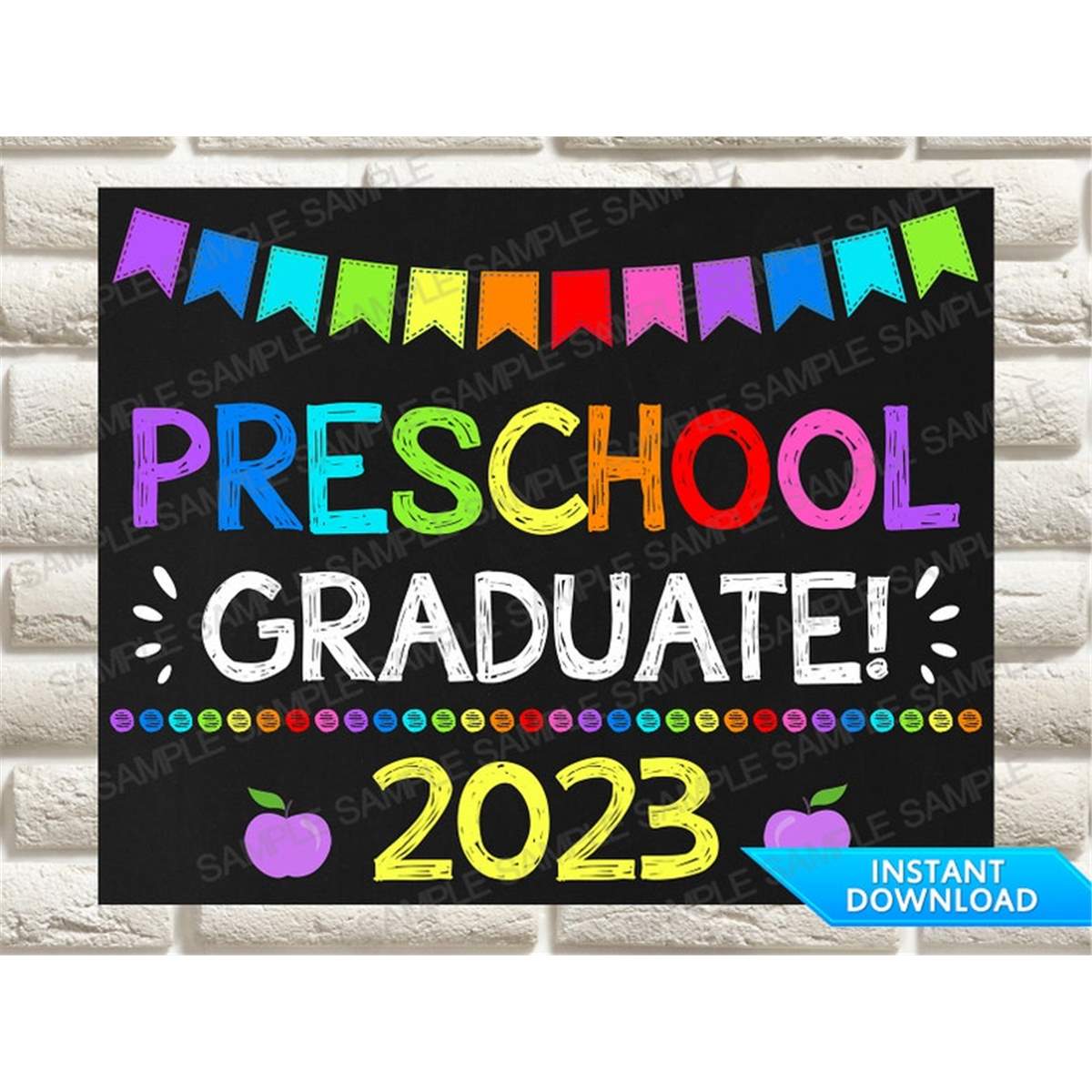 Preschool Graduate Sign, Preschool Graduate 2023, Preschool - Inspire ...