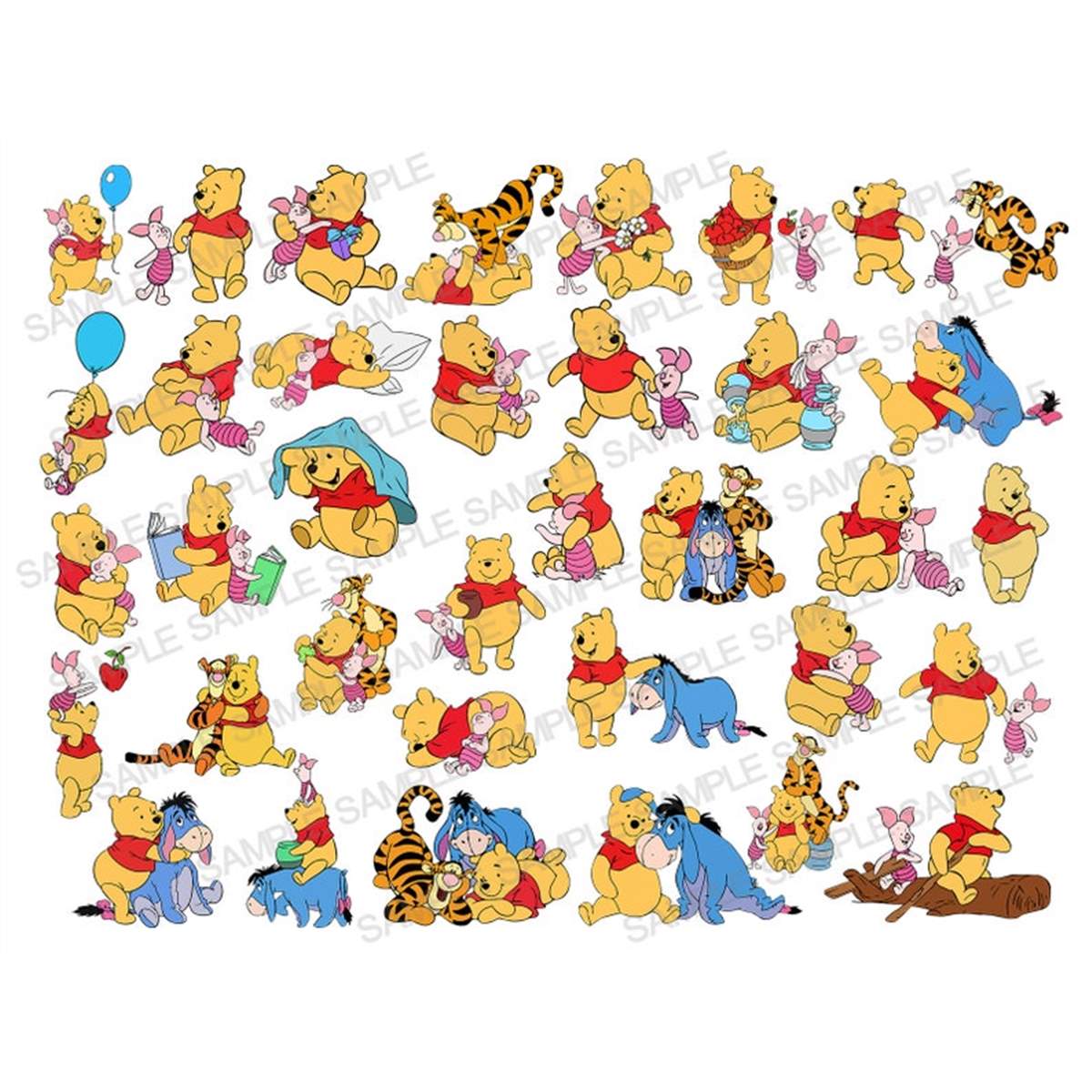 Winnie the Pooh SVG, Tigger SVG, Winnie SVG, Eeyore svg, Pig | Inspire ...