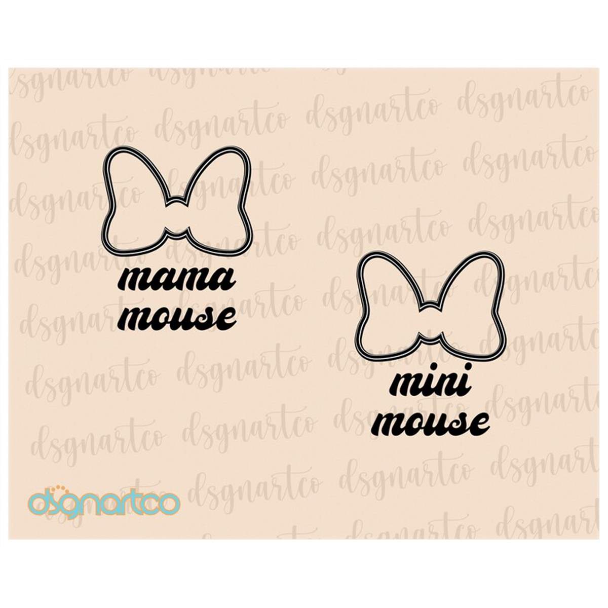 Mama Mouse SVG, Mini Mouse SVG, Magical Family Trip SVG, Cus - Inspire ...