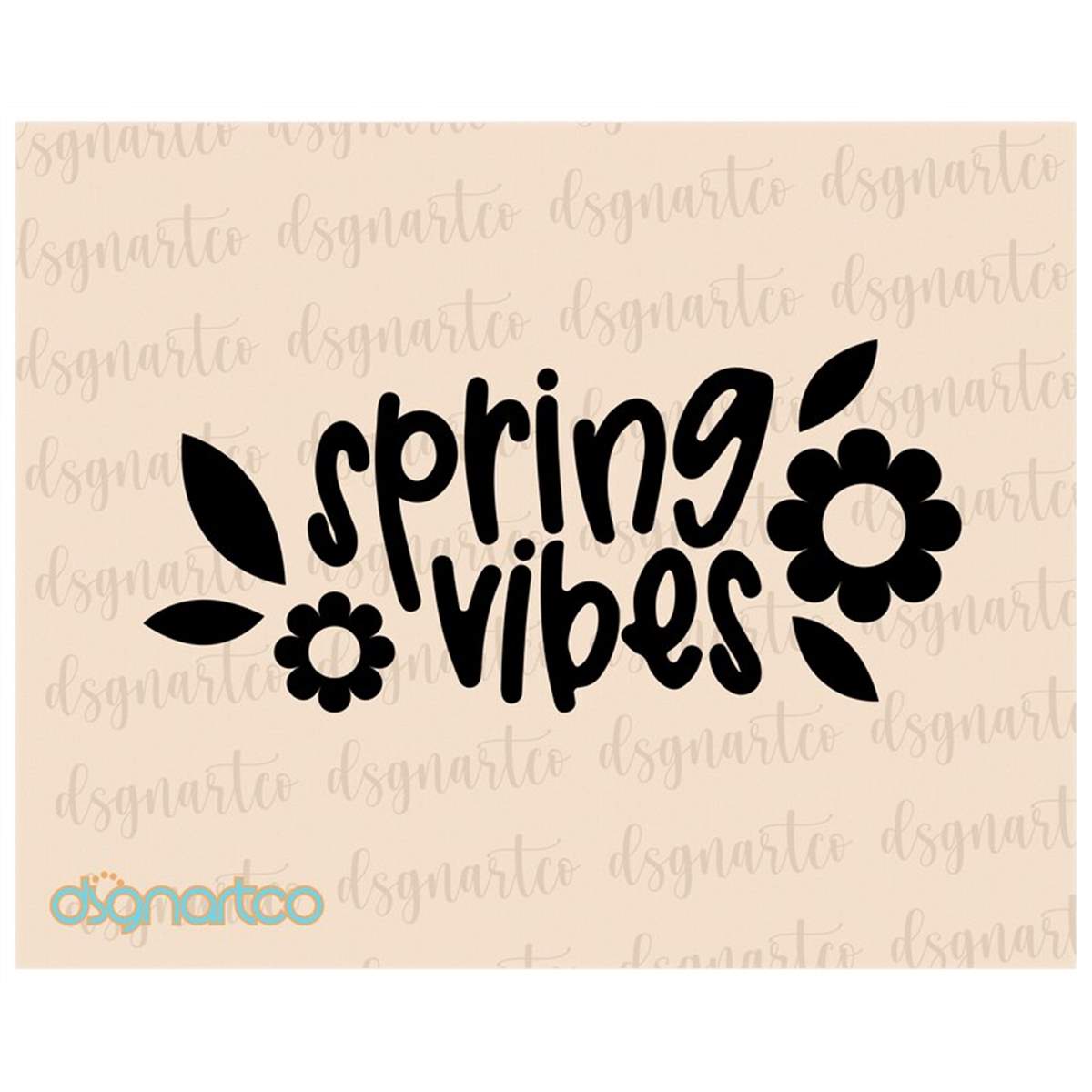 Spring vibe svg, digital download, autumn png, digital svg - Inspire Uplift