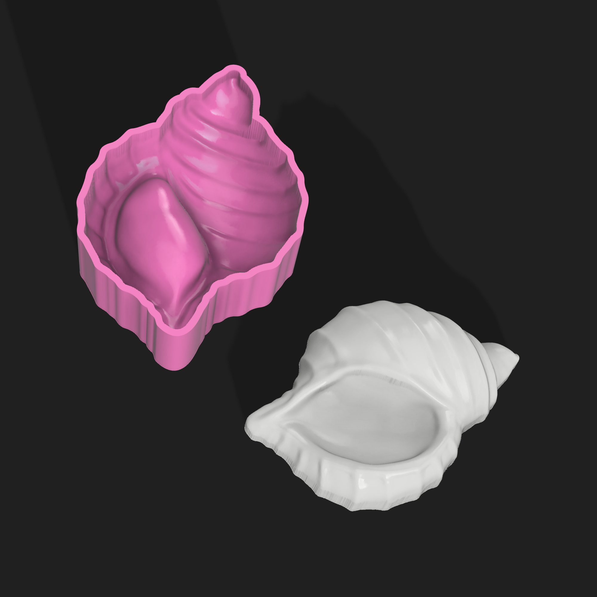 Sea shell Bath Bomb Mold STL files | Inspire Uplift