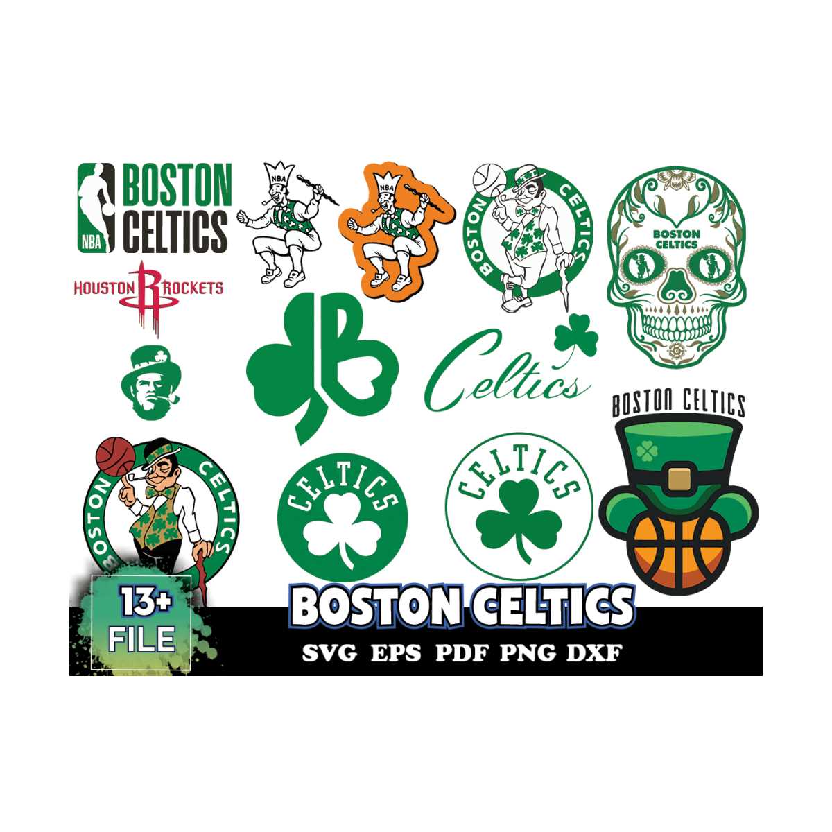 11 FILE boston celtics Svg Bundle | Inspire Uplift