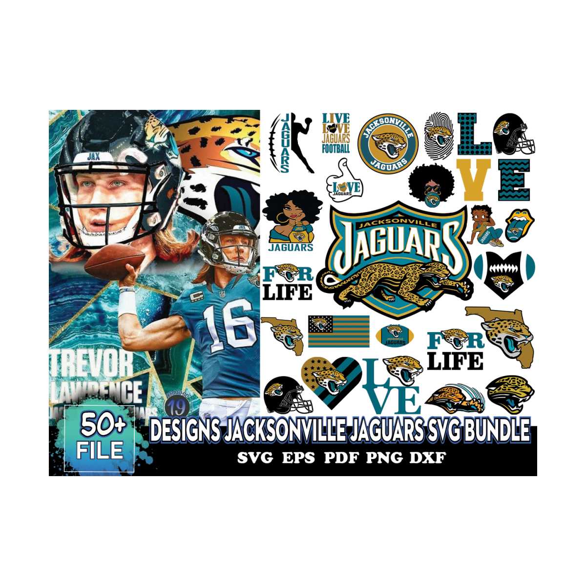 68 Designs Jacksonville Jaguars Svg Bundle, Jaguars Logo Svg | Inspire ...