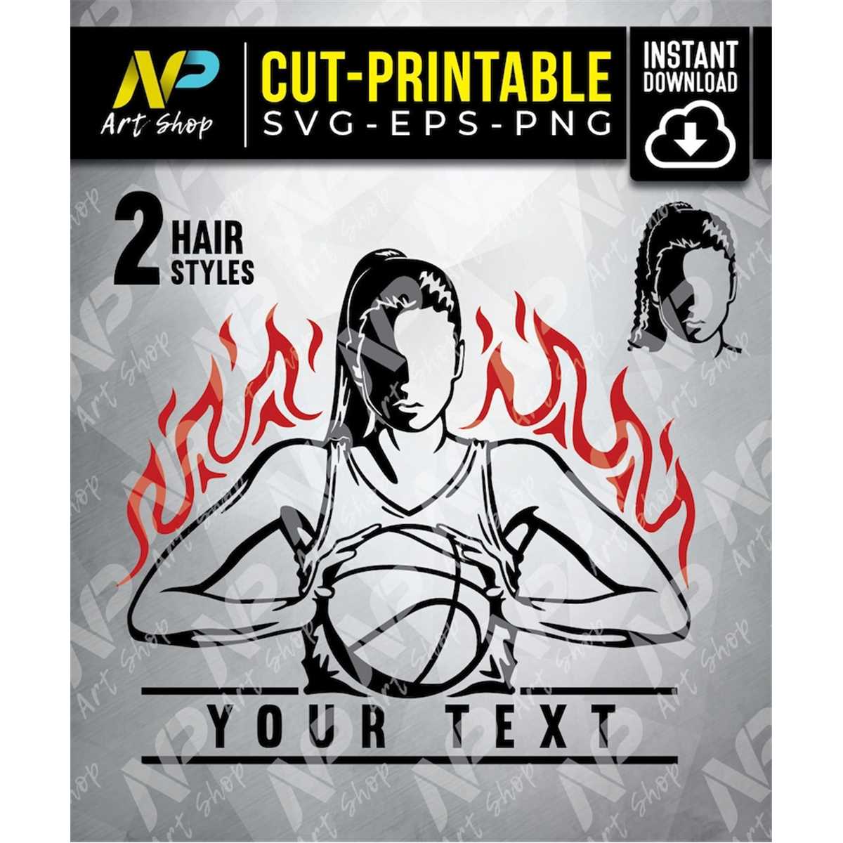 Basketball Svg, Basketball Girls svg, Sports, fire, Basketba - Inspire ...