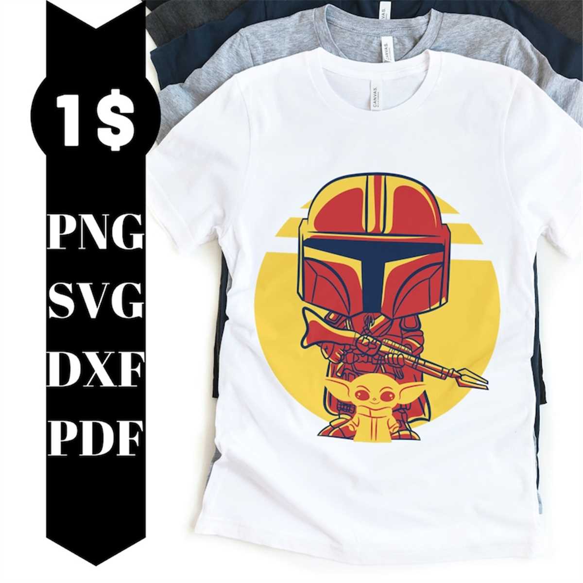 Baby Yoda Mandolorian Svg, funko pop mandolorian svg, color | Inspire ...