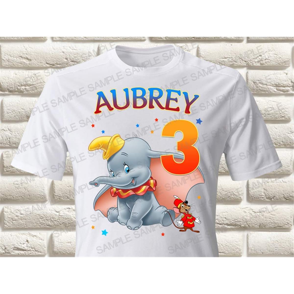 Dumbo Iron On Transfer, Dumbo Birthday Girl Iron On Transfer - Inspire ...
