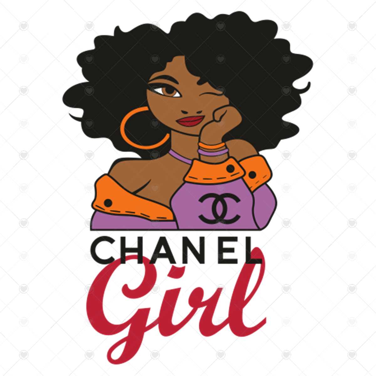 Chanel Girl Svg - Inspire Uplift