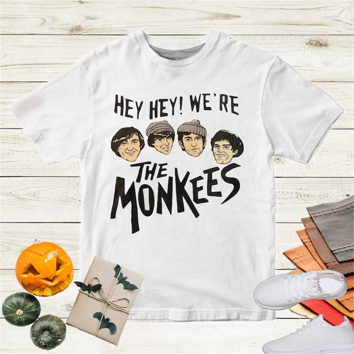 Hey Hey! We're The Monkees Band T-Shirt, The Monkees Band S | Inspire ...