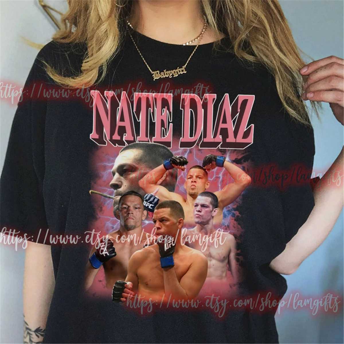 Nathan Donald Diaz 90s Vintage Bootleg Shirt, Nate Diaz 90s - Inspire ...