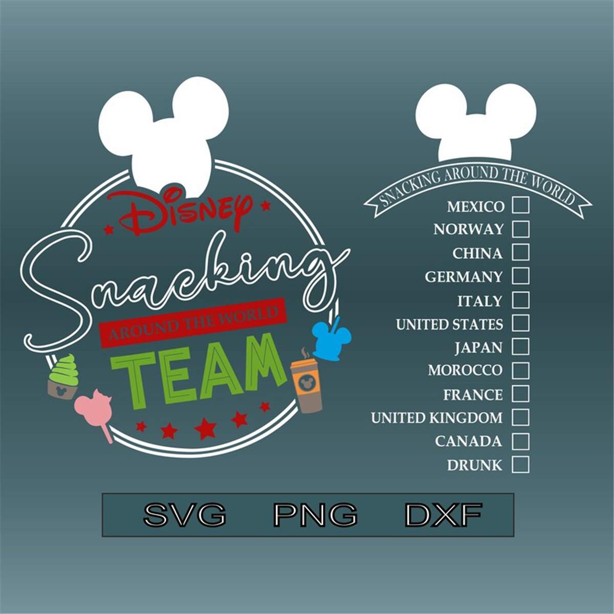 Snacking Around the World Svg Png Dxf, Snackgoals SVG, Snack - Inspire ...