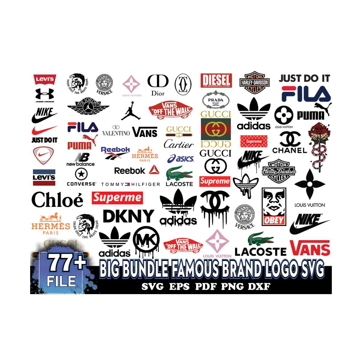 Big Bundle Famous Brand Logo Svg, File For Cricut | Inspire Uplift