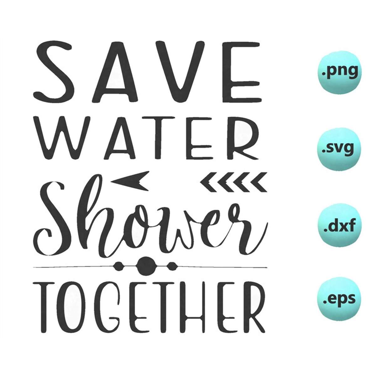 Save Water Shower Together, Printable Art, Bathroom Print, F - Inspire ...