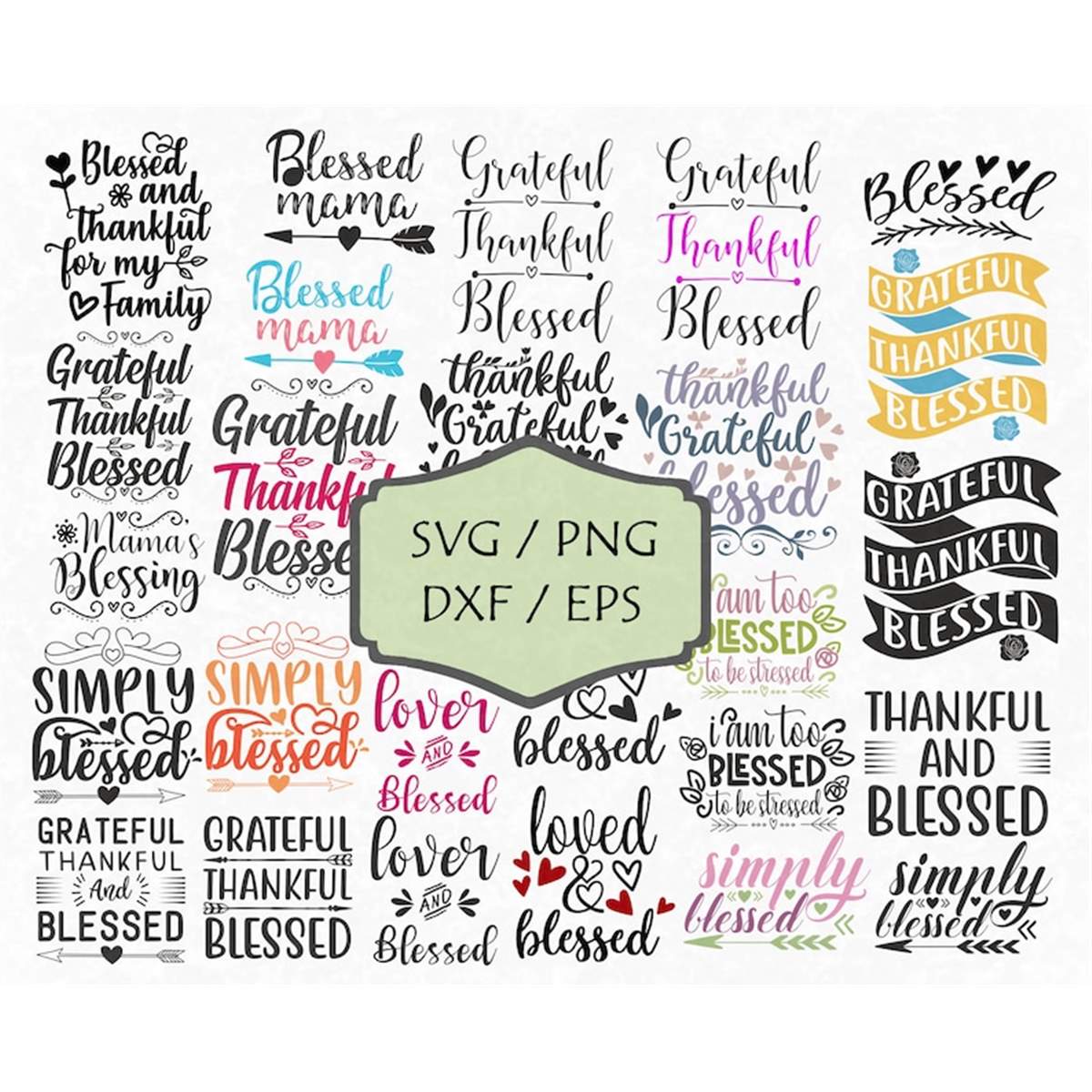 Blessed Svg, Simply Blessed Svg, Christian Svg, Quotes Svg, - Inspire ...