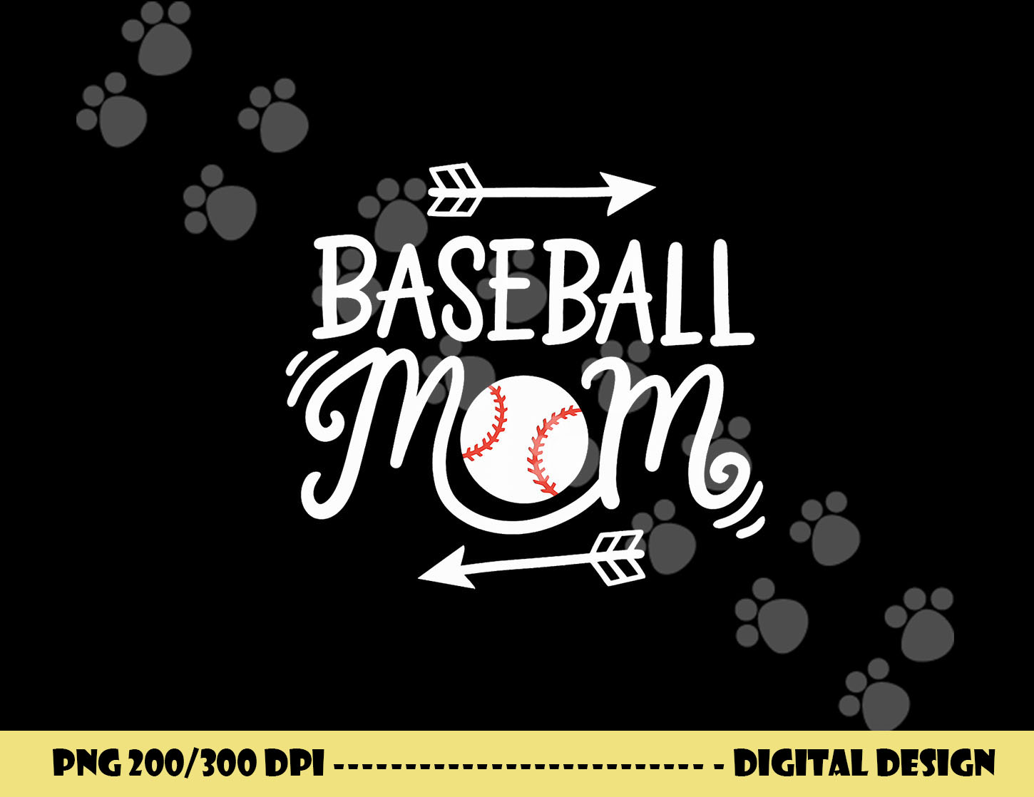 Baseball Mom png, sublimation copy | Inspire Uplift