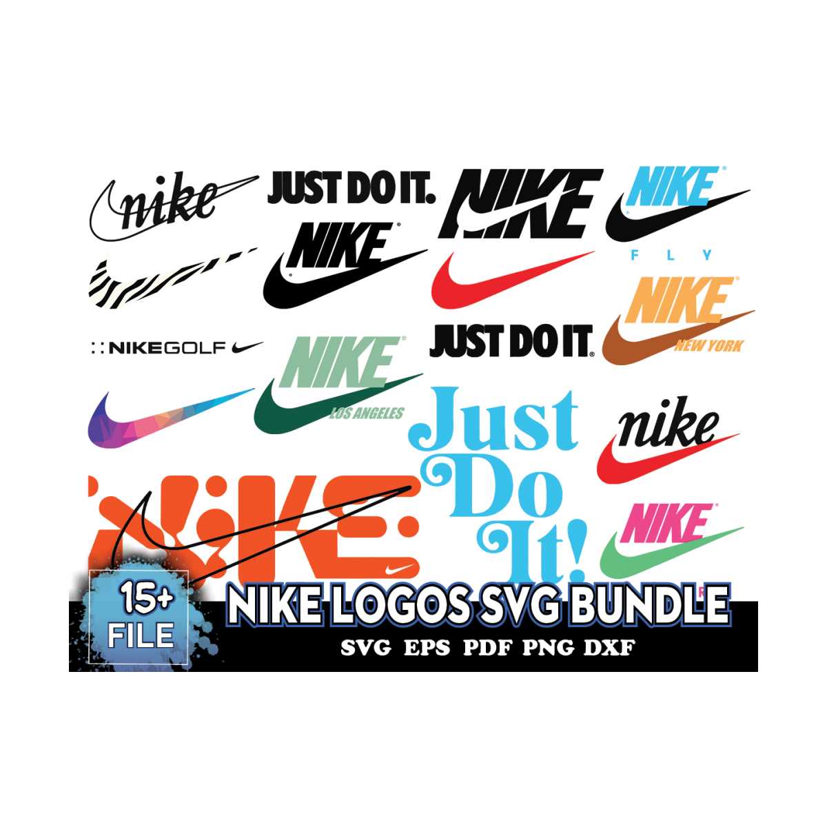 Nike Logos Svg Bundle, Trending Svg, Nike Svg, Nike Logo Svg - Inspire ...
