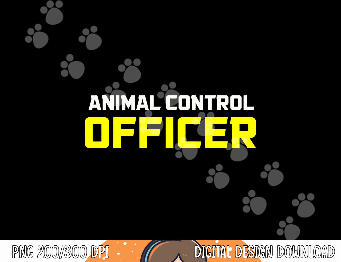 Animal Control Officer Halloween Costume png, sublimation co | Inspire ...