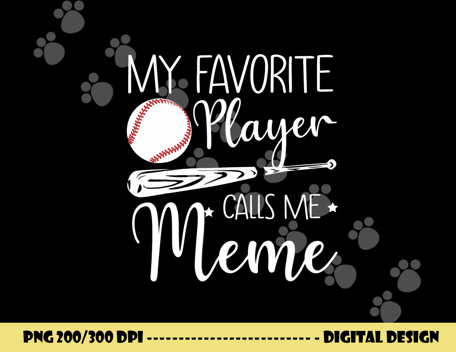 Baseball My Favorite Player Calls Me Meme Grandma Gift png, | Inspire ...