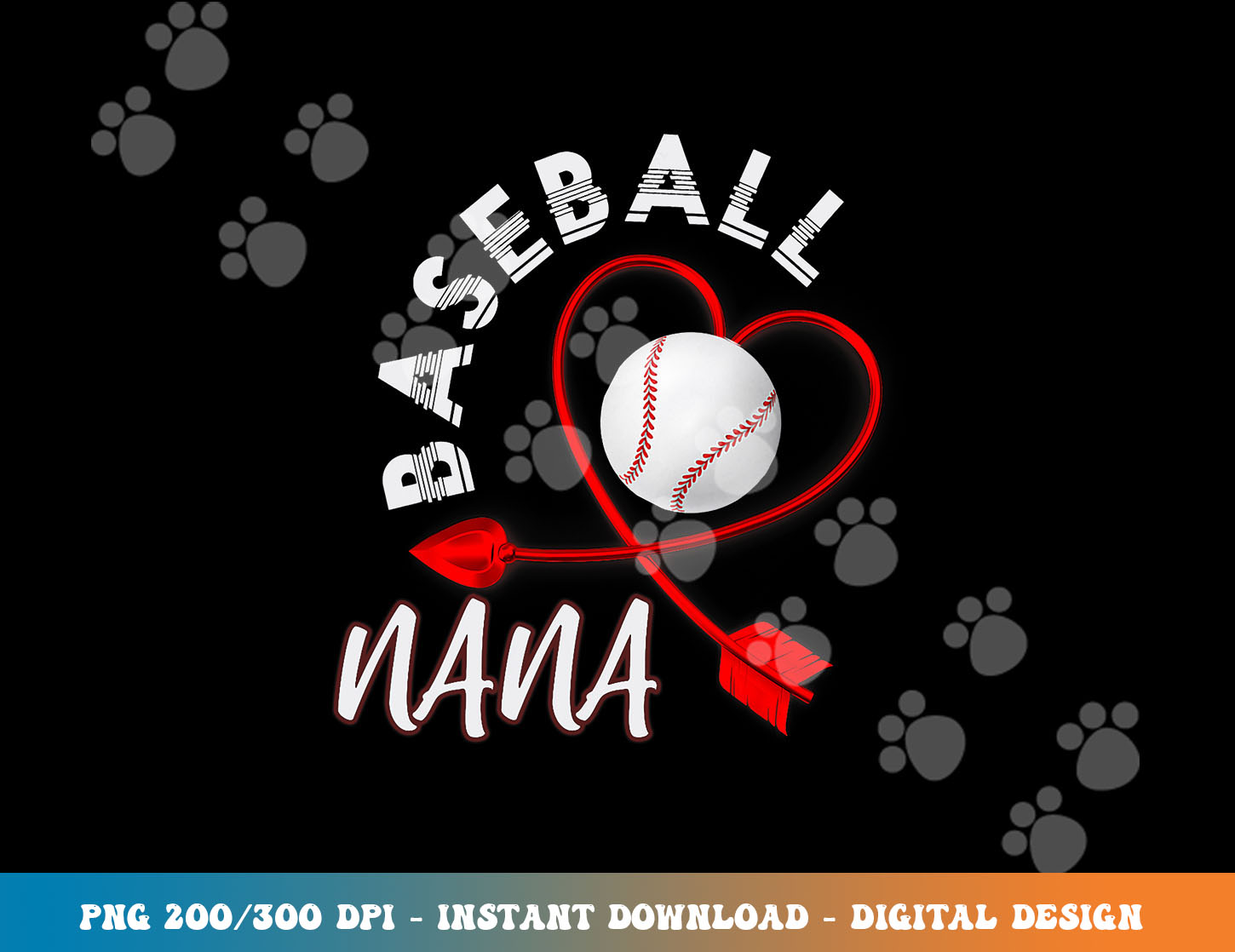 Baseball Nana Baseball Player Grandma Retirement Baseball pn | Inspire ...