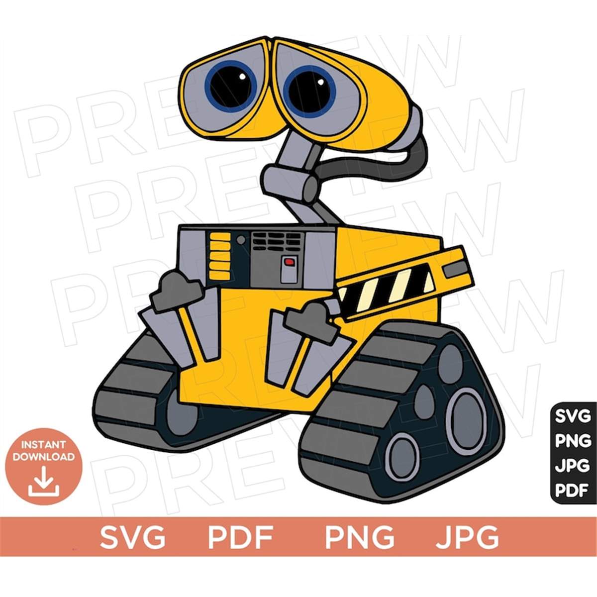 Wall-E Vector SVG, WALL-E Svg, Disneyland Ears SVG Vector in - Inspire ...