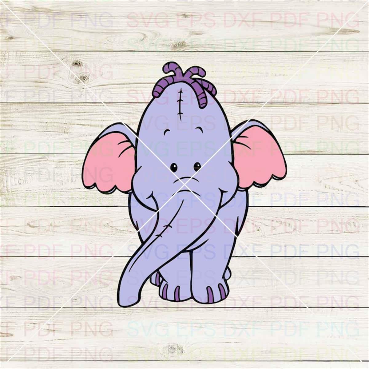Heffalump Winnie The Pooh 041 Svg Dxf Eps Pdf Png, Cricut, C | Inspire ...