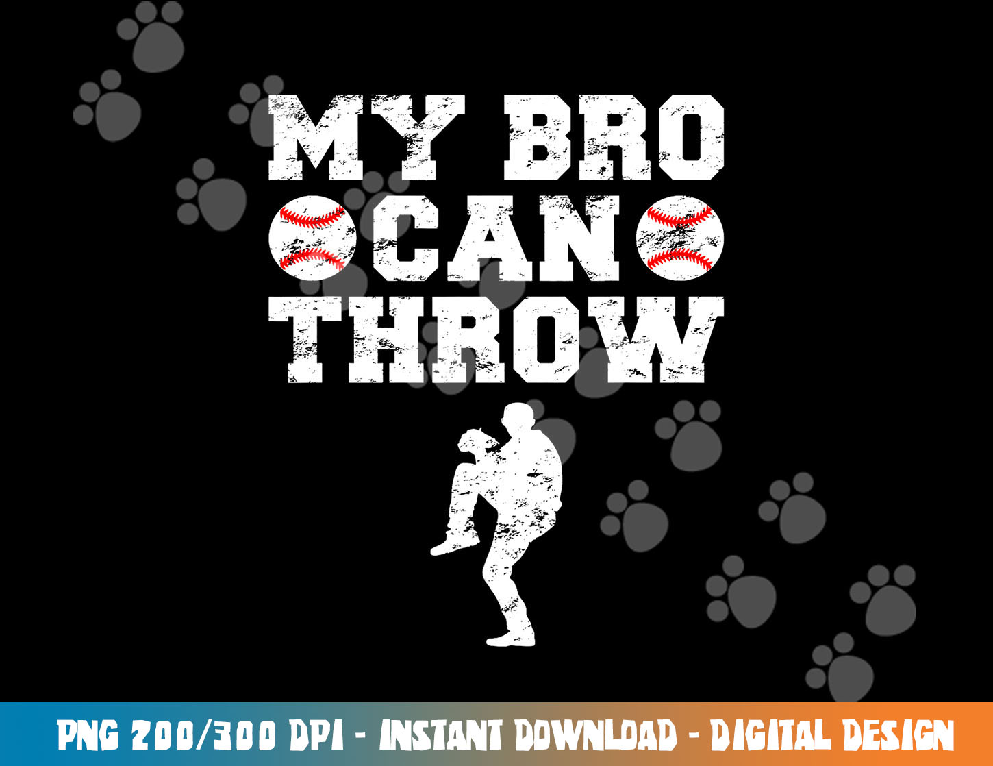 Baseball Pitcher Funny Sister Brother png, sublimation copy - Inspire ...