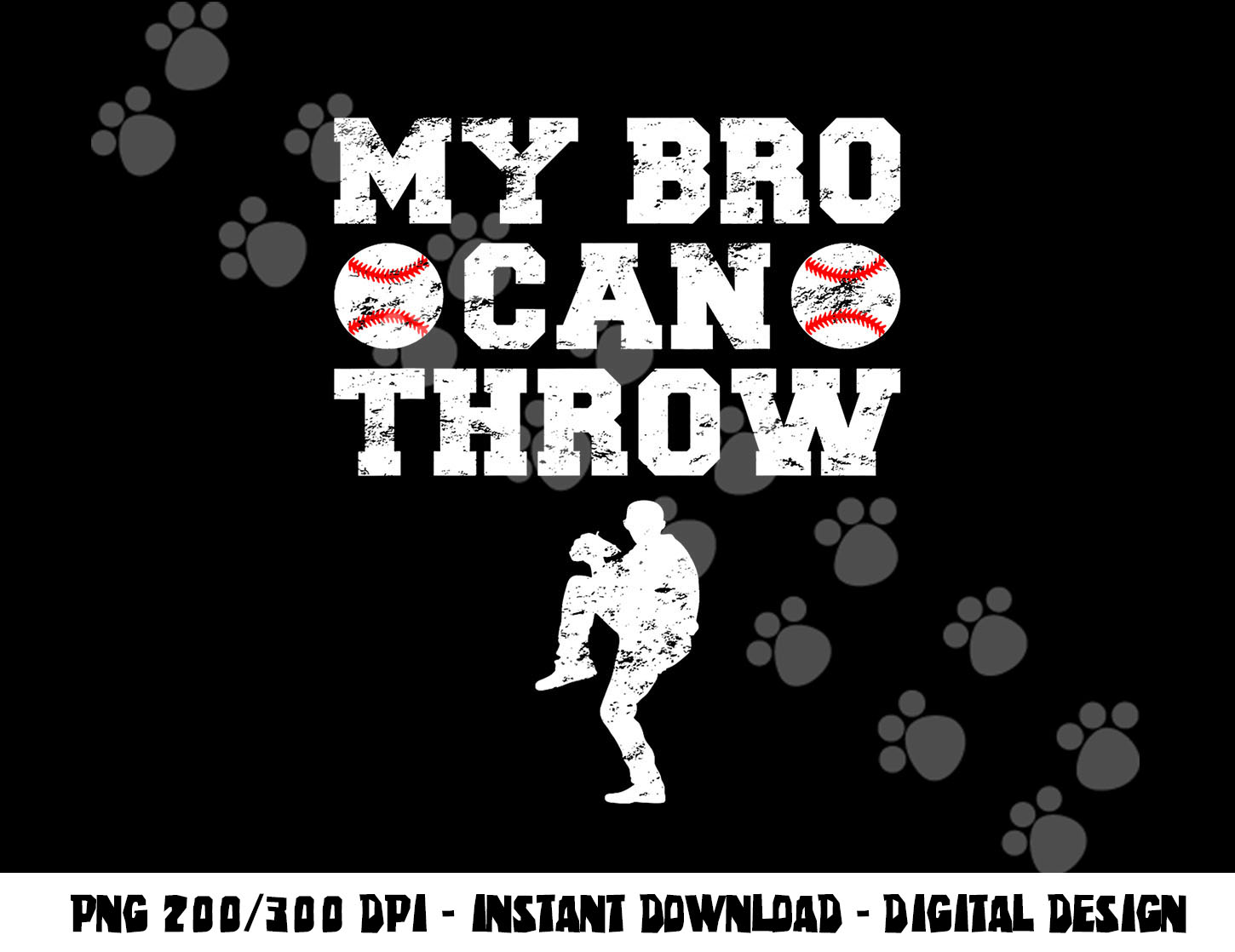 Baseball Pitcher Funny Sister Brother png, sublimation copy - Inspire ...