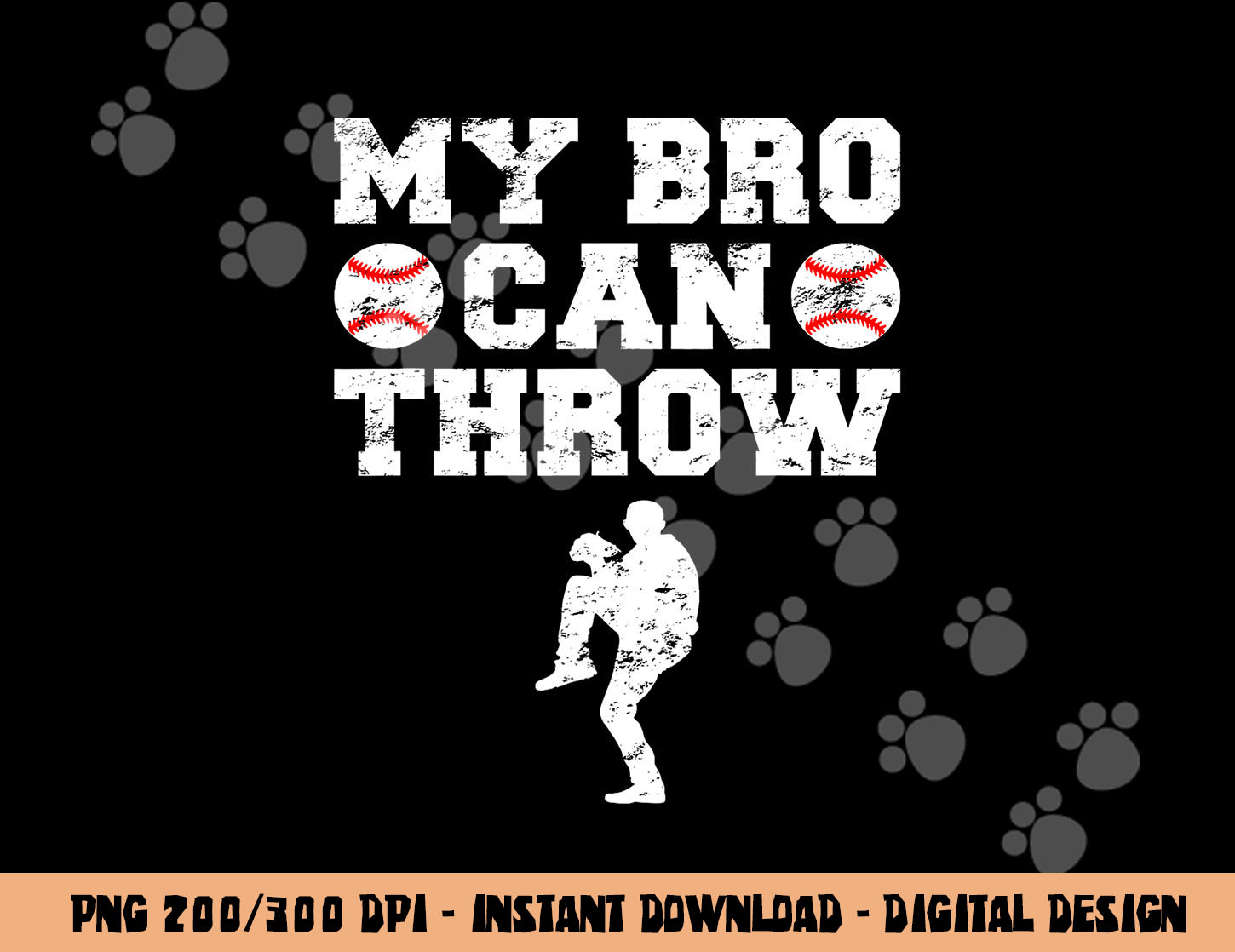 Baseball Pitcher Funny Sister Brother png, sublimation copy | Inspire ...