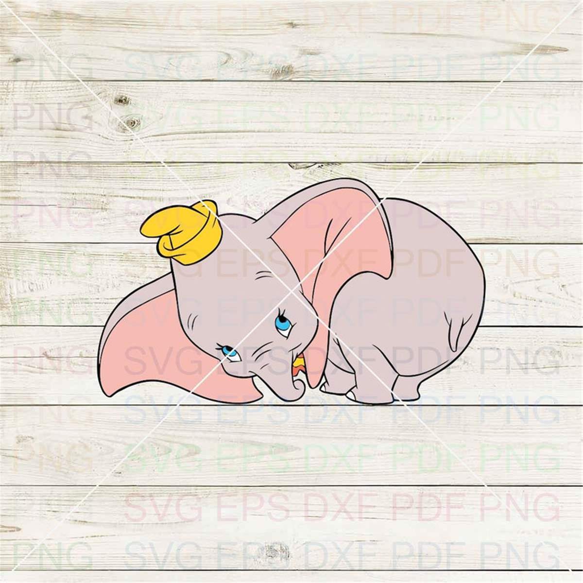 Dumbo 006 Svg Dxf Eps Pdf Png, Cricut, Cutting file, Vector, | Inspire ...