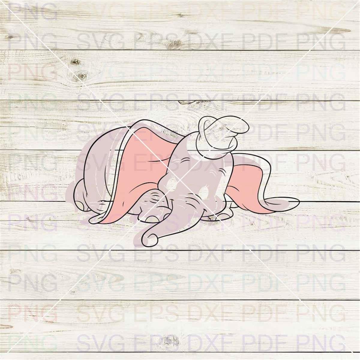 Dumbo 018 Svg Dxf Eps Pdf Png, Cricut, Cutting file, Vector, | Inspire ...