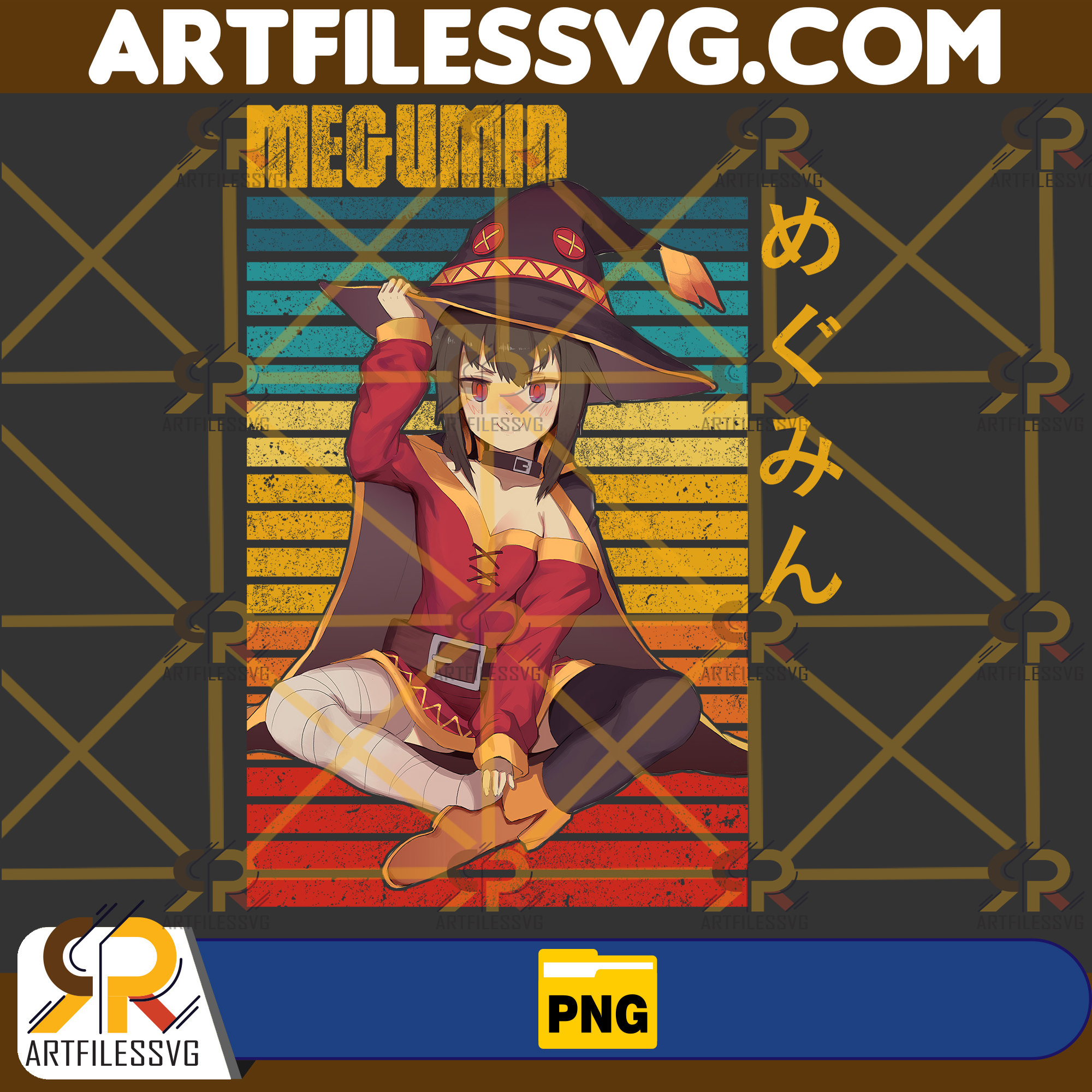 Megumin Png, Anime Png, Japanese Png, Anime Silhouette Png, - Inspire ...