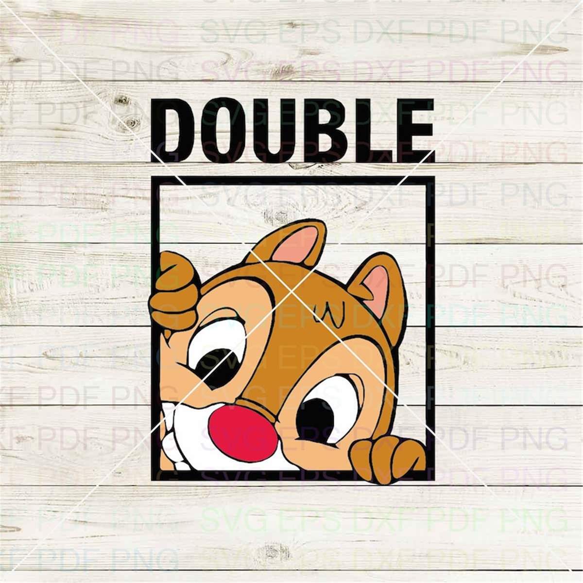 Chip And Dale Squirrel 004 Svg Dxf Eps Pdf Png, Cricut, Cutt - Inspire ...